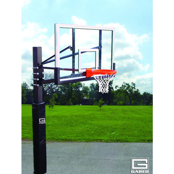 Gared Endurance® Glass Playground Basketball System With 4' Safe Play ...