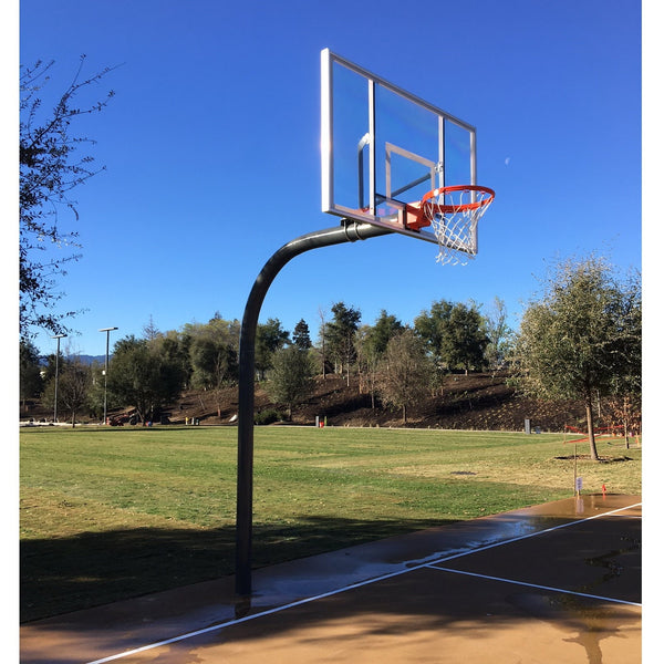Gared Heavy Duty 5-9/16" O.D. Gooseneck Basketball Package – Athletequip