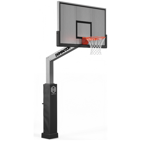 Dominator Pro 72" Aluminum Shatter-Proof Backboard Adjustable Hoop 724 ...