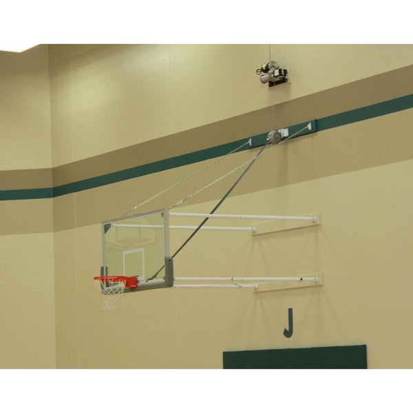 Gared 42” X 72” Four Point Fold-Up Basketball Wall Mount Package ...
