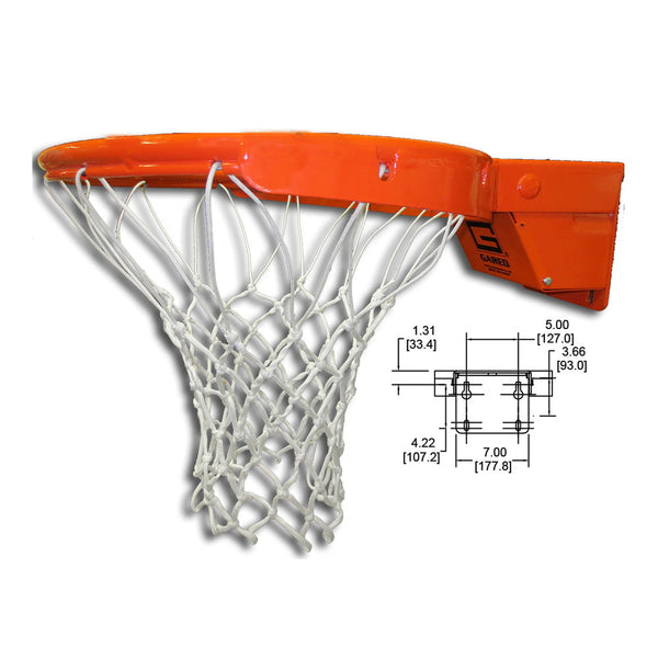 Gared International Collegiate Premium Breakaway Basketball Rim ...